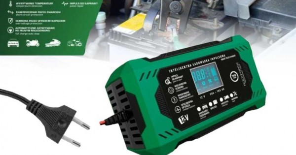 Зарядно устройство за акумулатор 6А 12V 2Ah-10Ah ROCKFORCE